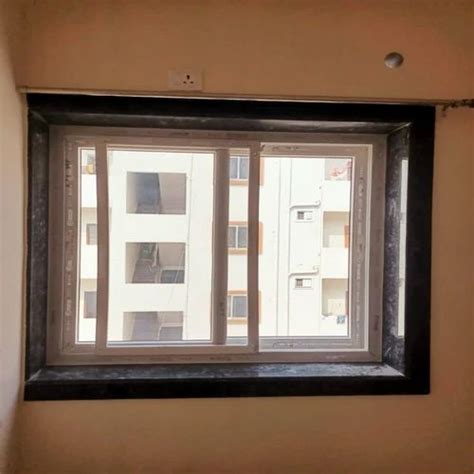 12mm Upvc Sliding Glass Window At ₹ 450 Sq Ft Unplasticized Polyvinyl