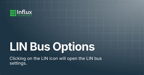 lin bus options rexdesk configuration software s