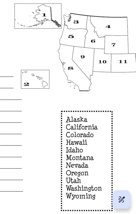 Western Map Diagram Quizlet