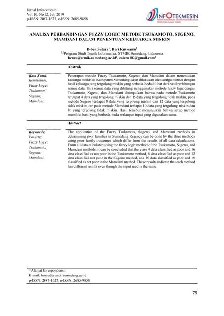 perbedaan fuzzy logic tsukamoto sugeno pdf
