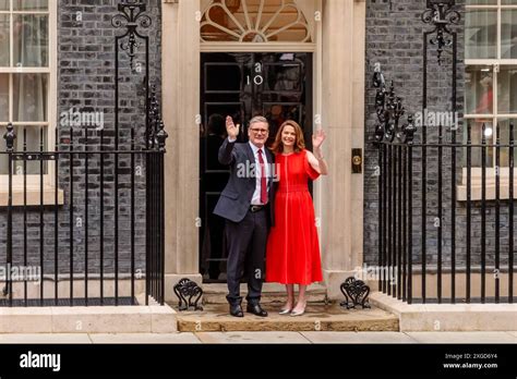 British Prime Minister Keir Starmer And His Wife Lady Victoria