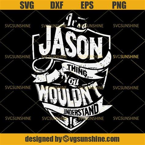 It S A Jason Thing You Wouldn T Understand Svg Jason Voorhees Svg Dxf