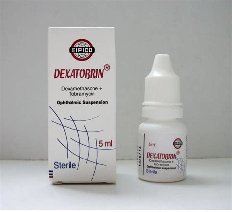 قطرة ديكساتوبرين لعلاج التهابات و اصابات العين البكتيرية Dexatobrin روشتة