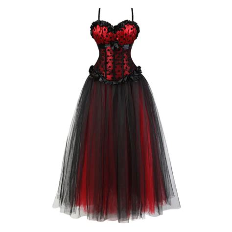 2018 Women Sexy Lace Overbust Corset Dress Corsets Bustier Top Gothic