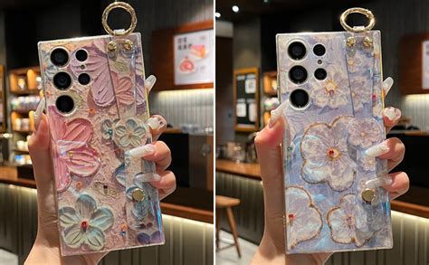 Amazon Com Lastma For Samsung Galaxy S Ultra Case With Wrist Strap Imd Cute Cartoon