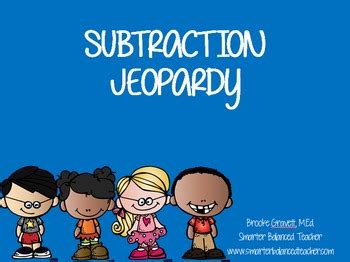 Subtraction Jeopardy Second Grade Interactive PowerPoint Game TPT