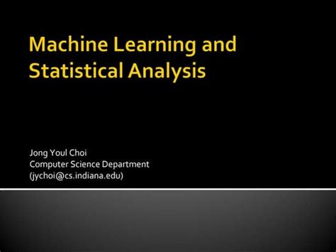 Machine Learning Lix004m5 Ppt