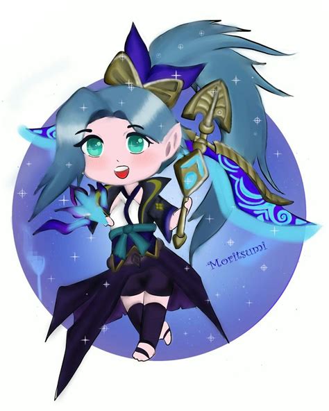 Vayne Flor Espiritual Chibi Chibi Anime League Of Legends