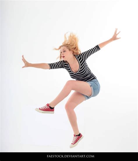 Jumping Action Pose Reference 17 By Faestock On Deviantart Action