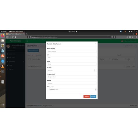 Jual Aplikasi Alumni Berbasis Website Dengan Framework Codeigniter Shopee Indonesia