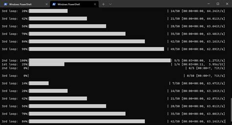 Nested Progress Bars Print On New Lines In Terminal On One Computer