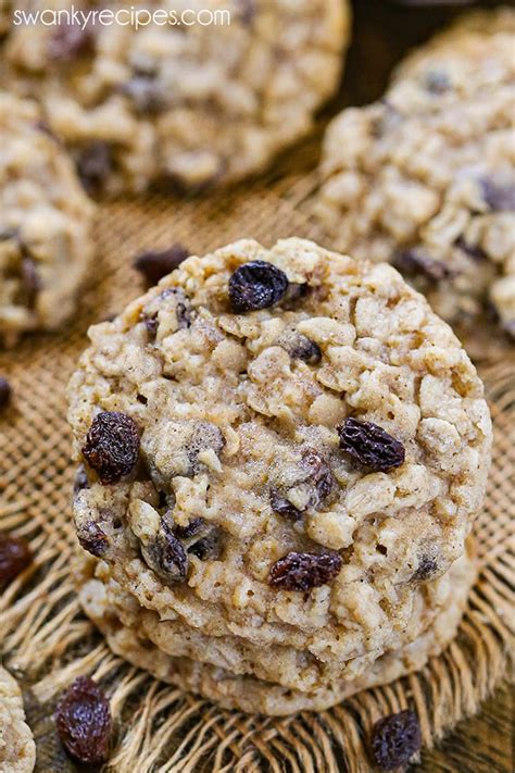 The Best Chewy Oatmeal Raisin Cookies Swanky Recipes
