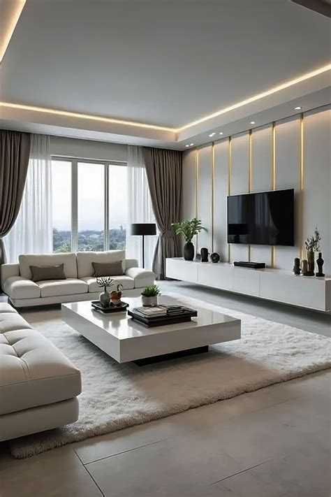 Роскошная и Минималистичная Гостиная Идеи для Элегантного Дизайна [Сохраните ] в 2025 г