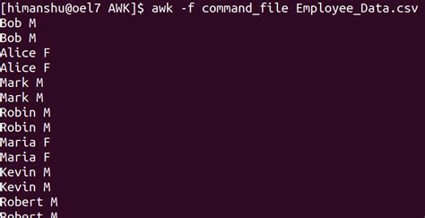 LINUX AWK Tutorial Series Chapter