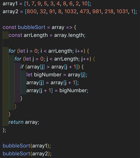Bubble Sort With Javascript Computer Science Programming Computer Programming Web