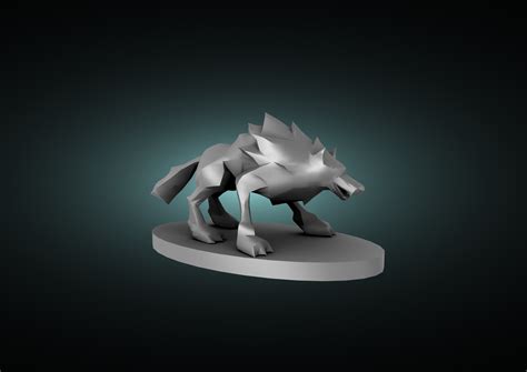 Archivo Stl Wolf Ver 1 🐺・modelo Para Descargar Y Imprimir En 3d・cults
