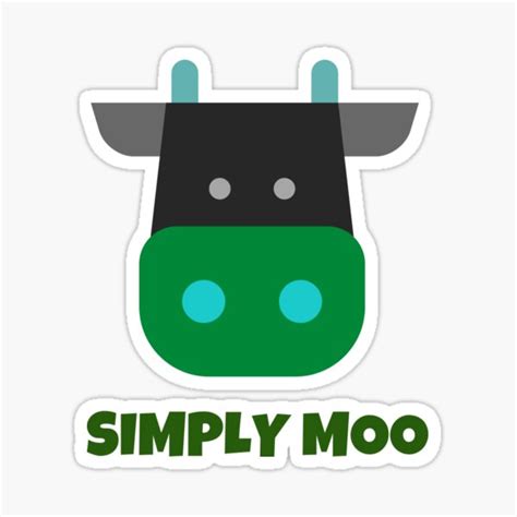 Cow Yoga Simply Moo Sticker For Sale By Aydalhasan Redbubble