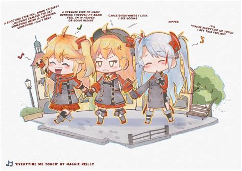 Prinz Eugen Admiral Hipper And Bluecher Azur Lane Drawn By Zeldin