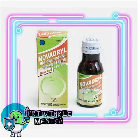 Jual Novadryl Syrup Syr Sirup Obat Batuk 60ml 60 Ml Botol Shopee Indonesia