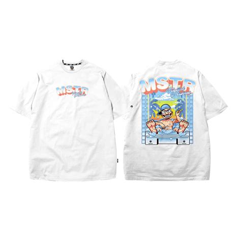 Mstr Co Summer Collection Tropical Tshirt White Shopee Philippines