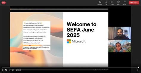 🌐 Microsoft Sefa June 2025 — Empowering Future Engineers Through Real World Insights 🌟