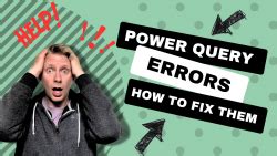 Common Power Query Errors How To Fix Them