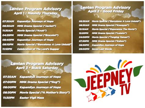 Mmk Classics Uplifting Films To Air On Jeepney Tv This Holy Week