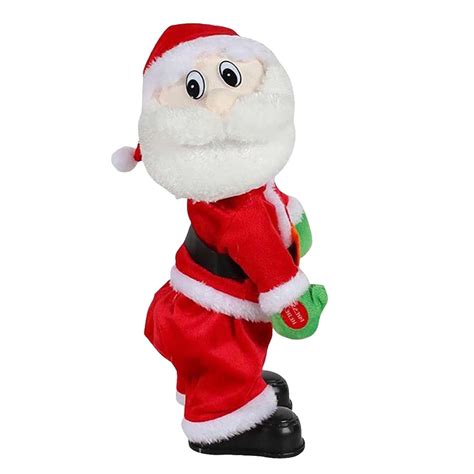 Santa Wiggle Santa Singing And Dancing Christmas Toy Plush Twerking