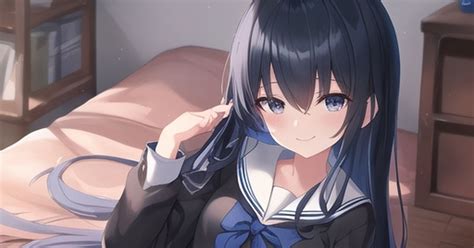 Ai ちょいえろ 黒髪ロング＋制服のイラスト Pixiv