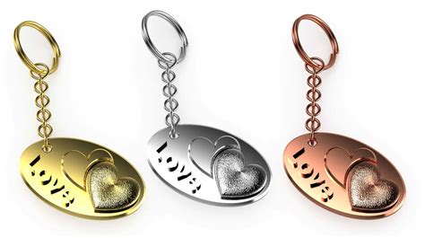 Jewelry And Accessories Stl Download Ac Key Chain 002by Ayush Cration