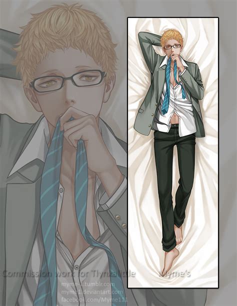 Dakimakura Commission Tsukishima Kei By Myme1 On Deviantart