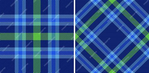 Premium Vector Textile Pattern Tartan Background Fabric Check Plaid Vector Seamless Texture