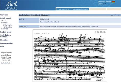 Bach Digital Johann Sebastian Bach S Autograph Manuscripts