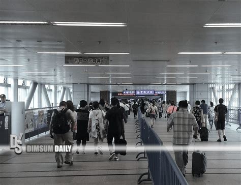 Hundreds Queue At Lo Wu Control Point As Many Disrupted By Others Who Failed To Fill Up Online