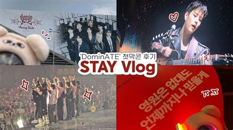 스테이 브이로그 • 도미네이트 첫막콘 • 스키즈 콘서트 • 스테이존 • Dominate Seoul • 스트레이키즈 Youtube