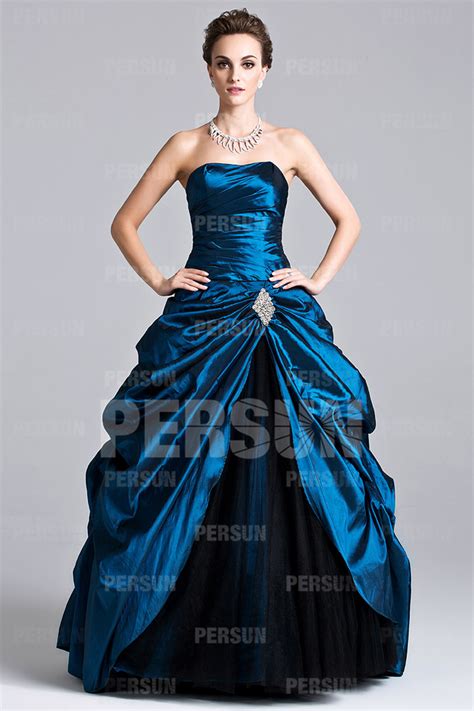 Robe De Soir E Bustier Longue Pliss E En Taffetas Jmrouge Fr