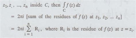 Cauchy S Residue Theorem Statement Proof Formula Solved Example Problems
