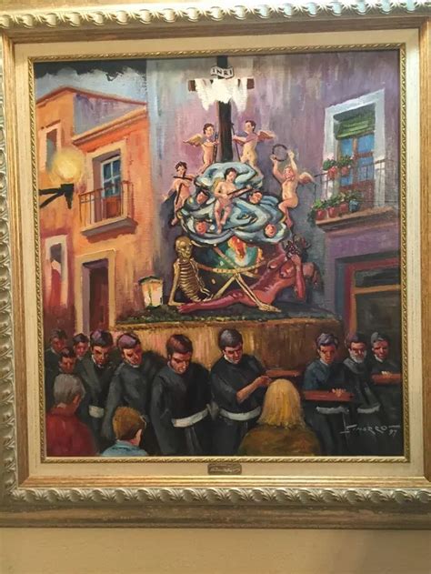 Cuadro de La Diablesa de Orihuela realizado por el artista albaceteño