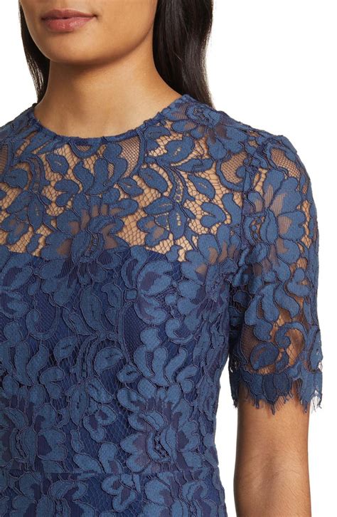 Eliza J Embroidered Lace Overlay Cocktail Dress Nordstrom