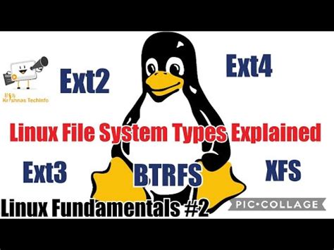 Linux File System Types Explained Ext Ext Ext XFS BTRFS Linux Fundamentals YouTube