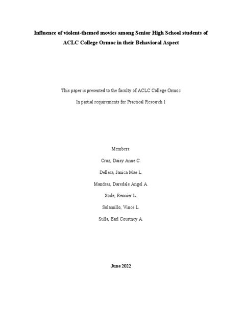 Practical Reaserch 1 1 1 Pdf Behaviorism Psychology