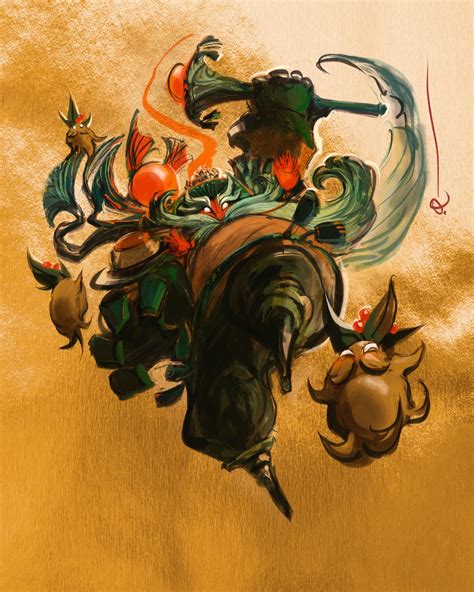 Tft：聯盟戰棋 全新棋組「彩墨書話」再過幾天即將推出，先來看這張巴德作品吧！ 創作者：hongtae