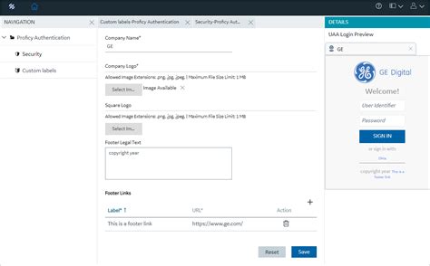 Customize Login Screen Configuration Hub 2024 Documentation Proficy