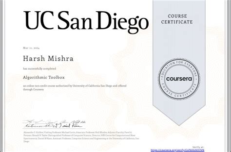 Harsh Mishra On Linkedin Dataanalysis Algorithms Coursera Scset