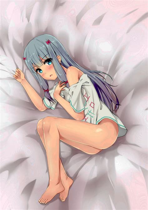 Rule 34 Ass Barefoot Blue Eyes Bow Eromanga Sensei Feet Female Female