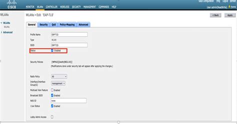 Understand And Configure Eap Tls With A Wlc And Ise Cisco