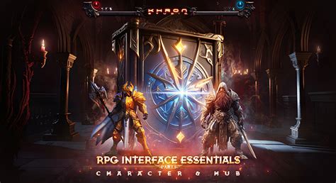 RPG Interface Essentials Character HUB In Sound Effects UE