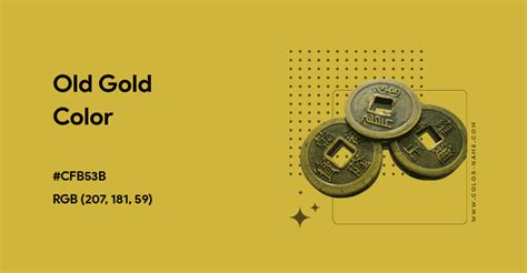 Old Gold Color Hex Code Is Cfb53b