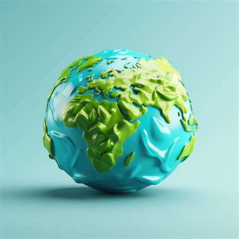 Premium Photo Earth Day Planet Globe Objects And Characters Made In