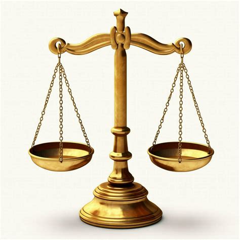 Vintage Gold Balance Scale Measure Or Law Justice Symbol Lawyers Day